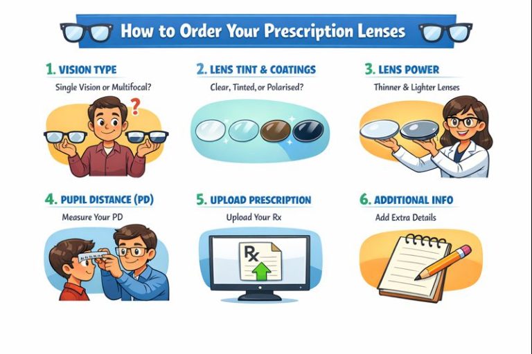 How To Order Prescription Lenses On UK Eyewear Website
