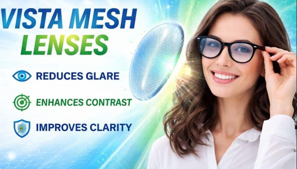 Vista Mesh Lenses - Reduce Glare - Enhance Contrast - Clarity
