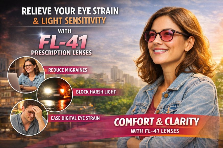 FL-41 Glasses UK Eyewear - Photophobia - Light Sensitivity